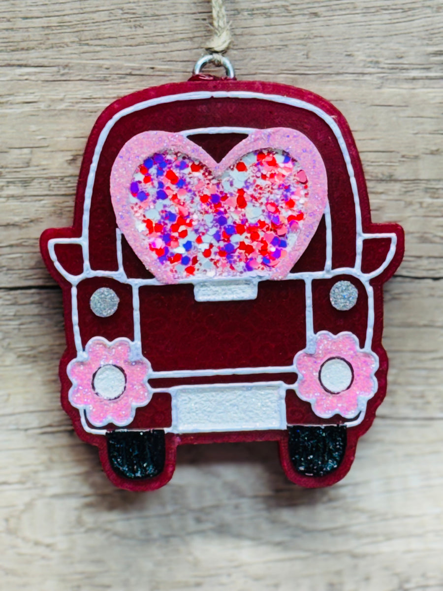 Valentine Farmer’s Truck car freshie – Sweet Southern Scents Fragrance Co.