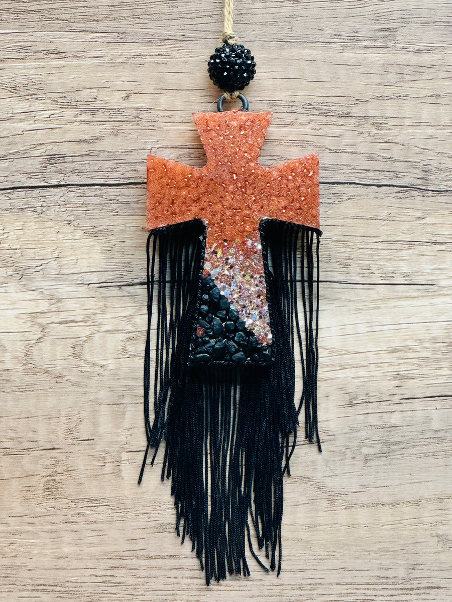 Geode Cross car freshie – Sweet Southern Scents Fragrance Co.