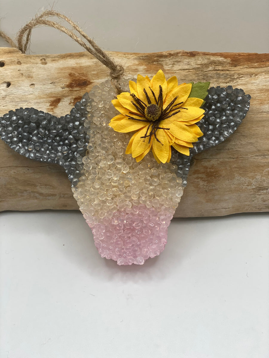 Tri-Colored Cow with Sunflower – Sweet Southern Scents Fragrance Co.