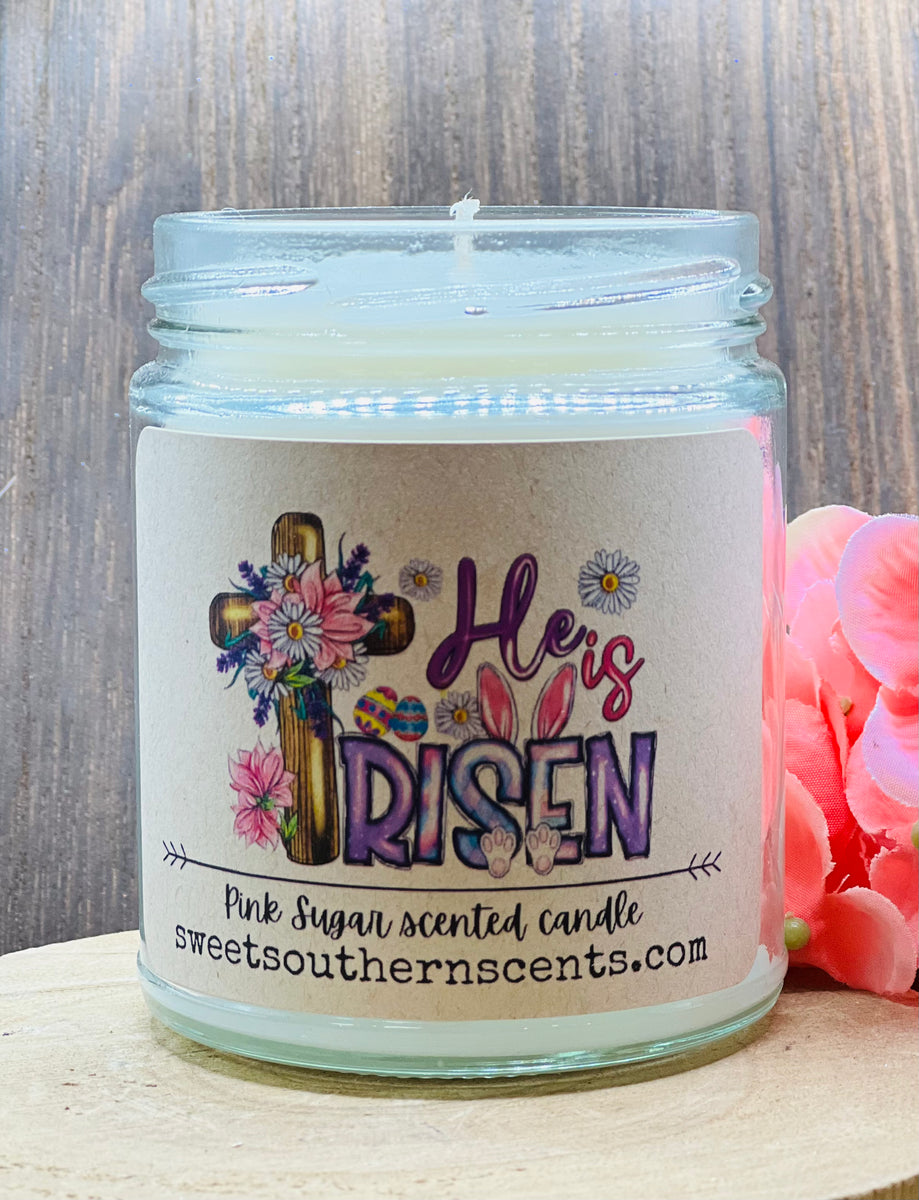 “He Is Risen” 9 oz candle ~ Choose your favorite scent – Sweet Southern ...
