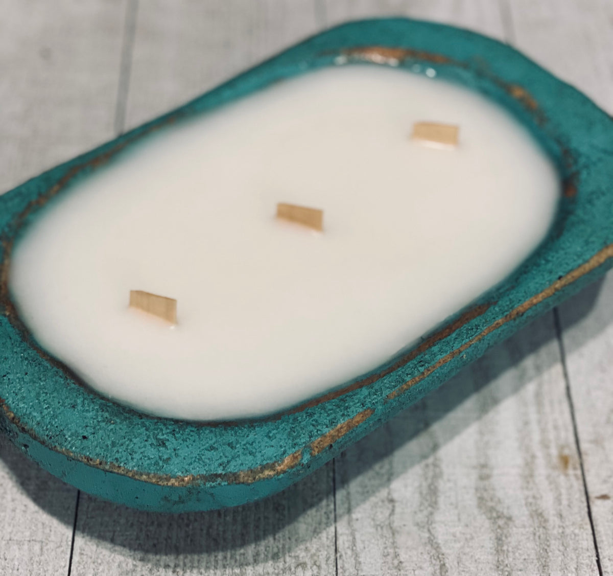 Turquoise Dough Bowl - Cactus Flower & Jade – Sweet Southern Scents ...